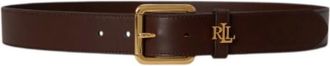Ralph Lauren Ceinture en cuir Lauren - Femme - Accessoires - Brun - Taille: L