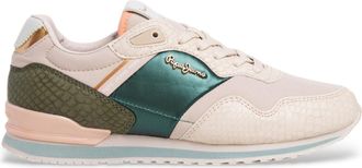 Pepe Jeans London Damen London Mix W Sneak, Pink Pinkish Pink, 36 EU