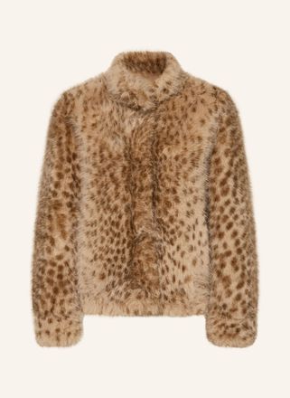 Rich & Royal Kunstfell-Jacke braun