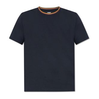 Paul Smith Baumwoll-T-Shirt - - Tops - Herren - Blau - S