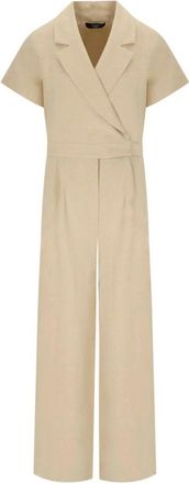 Max Mara Femme, Combinaisons et Ensembles, Beige, Taille: 38 FR Oblato Jumpsuit