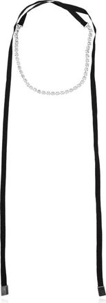 Maison Margiela Femme, Accessoires, Gris, Taille: ONE Size Collier avec cristaux scintillants