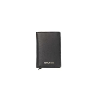 Cerruti Elegante Schwarze Lederbrieftasche - - Accessories - Herren - Schwarzk - ONE SIZE