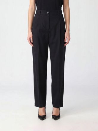 Toteme Pantalon de tailleur slim en coton &agrave; taille haute