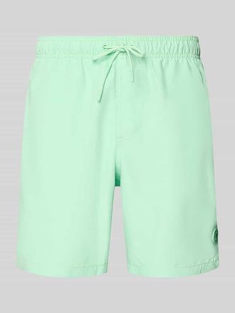 Shiwi Badehose mit Label-Patch Modell Mike