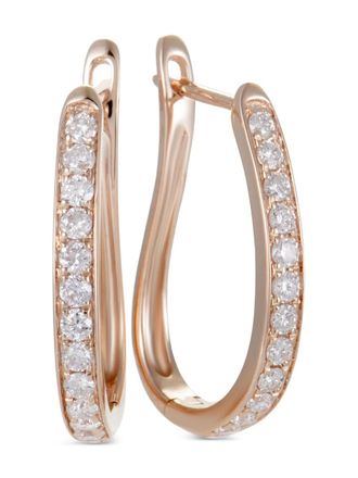 Luxury Bazaar anneaux ornés de diamants en or rose 18ct
