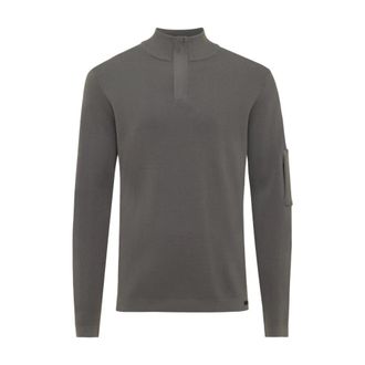 Genti Stylischer Pullover - - Knitwear - Herren - Grau - M