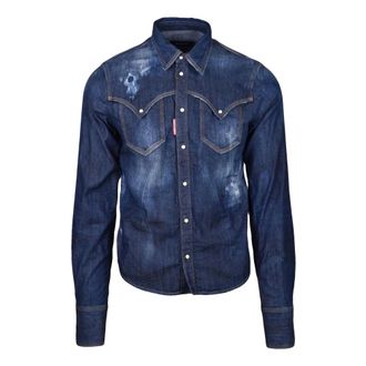 Dsquared2 Herren, Shirts, Blau, MGr&ouml;&szlig;e