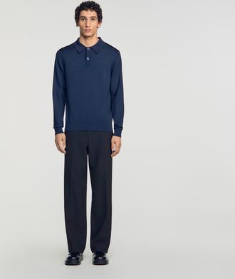 Sandro Polo en maille &agrave; manches longues