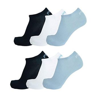 Fila 6 paires de chaussettes invisible sneaker socks unisexes 35-46 - plusieurs couleurs: Color: Sky | Size: 39-42