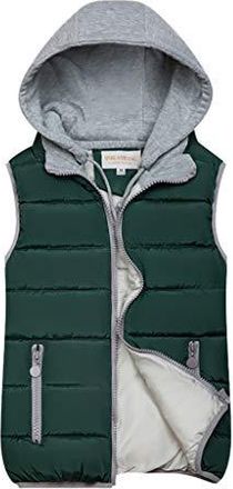 Generic Veste dhiver matelass&eacute;e pour femme - Gilet sans manches pour femme - Veste polaire dext&eacute;rieur long cardigan avec poches - Veste dhiver en flanelle ave