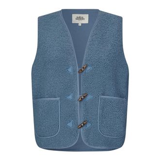 Lollys Laundry Hugoll Vest Sl - - Jackets - Damen - Blau - L