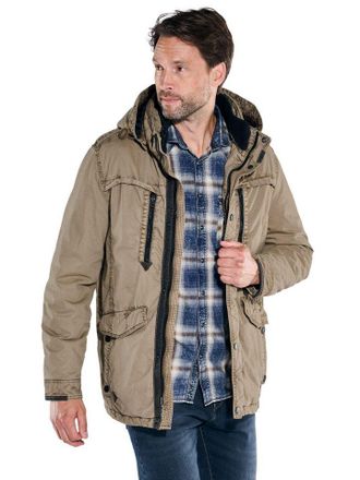 Engbers Langjacke Herren Baumwoll-Jacke, Braunbeige