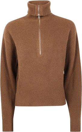 Max Mara Damen, Strickwaren, Braun, LGröße