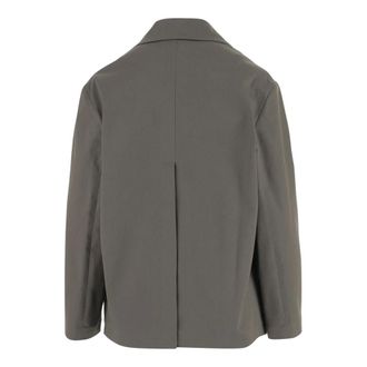 F.it Femme, Vestes, Gris, Taille: 46 FR Veste crois&eacute;e en coton stretch