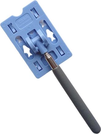 Generico Buchstabenhalter, Teleskop-Parkleiste, für Fahrzeuge, Kartenhalter, Stick, Fahrzeug, Parkplatz, Tarjet-Werkzeug, Blau / (Sea Blue + Persian Grey), Con