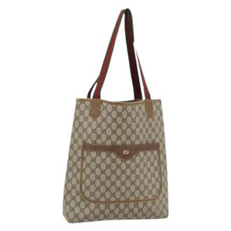 Gucci Sac cabas vintage doccasion - Femme - Pre-owned - Beige - Taille: ONE Size