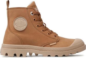 Palladium Schnürstiefeletten Pampa Hi Zip Wl 95982-252-M Braun