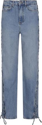 Rotate Rotate Birger Christensen, Femme, Jeans, Bleu, Taille: W26 Twisted Lacing Jeans