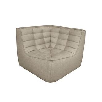 Ethnicraft Chauffeuse dangle N701 - Beige - Mousse - Designer Jacques Deneef