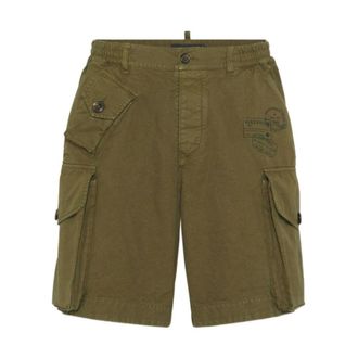 Dsquared2 Homme, Shorts, Vert, Taille: M Pantalon Vert Décontracté