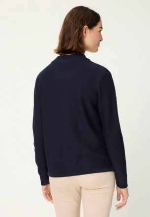 Olsen Cardigan mit Tunnelzug und Stehkragen