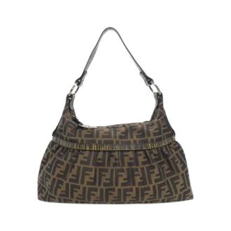 Fendi Pre-owned 8Br448 VUN Canvas Schultertasche - - Pre-owned - Damen - Braun - ONE SIZE