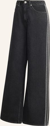 adidas Originals Adidas Originals Jeanshose, Hoher Bund, Weites Bein schwarz