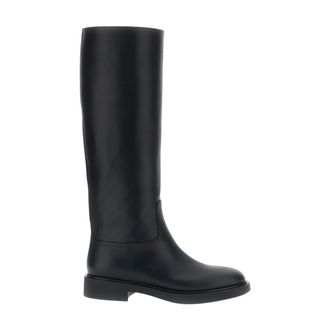 Gianvito Rossi Femme, Chaussures, Noir, Taille: 37 EU Bottes hautes &agrave; enfiler