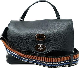 Zanellato Femme, Sacs, Noir, Taille: ONE Size Sac &agrave; main en cuir Postina Daily Giorno S