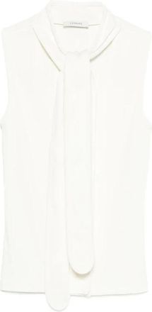 Christophe Lemaire Femme, Blouses et Chemises, Blanc, Taille: 40 FR Haut Asym&eacute;trique Ajust&eacute;