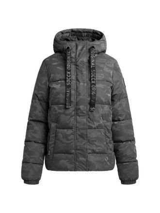 soccx Winterjacke mit Rei&szlig;verschluss an den Einschubtaschen