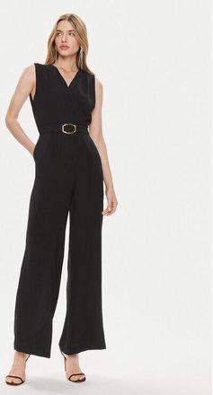 Morgan Jumpsuit 231-PILOU.F Schwarz Regular Fit
