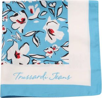 Trussardi Femme, Accessoires, Multicolore, Taille: ONE Size Foulard Jeans