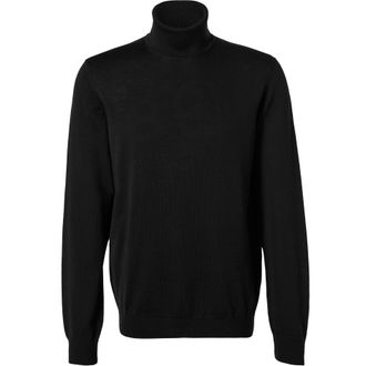 Maerz MAERZ Muenchen Herren Pullover schwarz unifarben