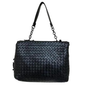 Bottega Veneta Sac 2-en-1 en cuir Intrecciato Pre-owned - Femme - Pre-owned - Noir - Taille: ONE Size