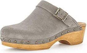 Gabor Femme Mules, Dame Sabots,Chaussures décontractées,Chaussures de Jardin,Semelle à Plate-Forme,Mules,Chaussons,Beige (Silk),39 EU / 6 UK