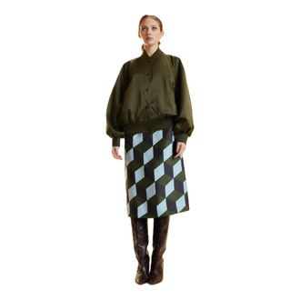 Cynthia Rowley Damen, Jacken, Grün, MGröße