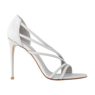 Le Silla Silberne Stiletto-Sandalen Scarlet - - Shoes - Damen - Grau - 37 EU