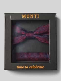 Monti Fliege und Einstecktuch im Set aus Seide