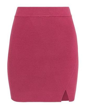 8 by YOOX VISCOSE BLEND MINI WRAP KNIT SKIRT