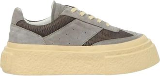 Maison Margiela Femme, Chaussures, Gris, Taille: 39 EU Gambetta Leather Baskets