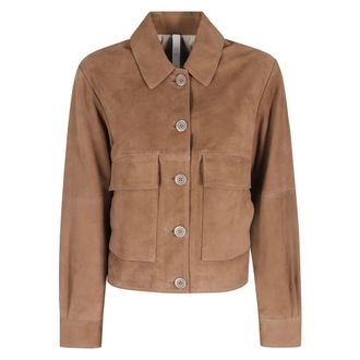 Duno Femme, Vestes, Brun, Taille: 38 FR Joan Volterra Jacket
