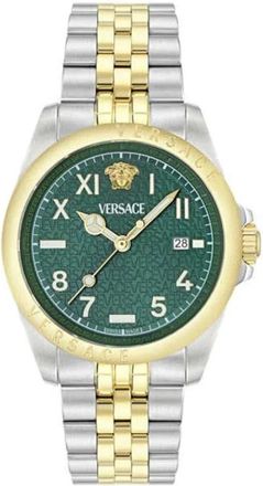 Versace Homme, Accessoires, Vert, Taille: ONE Size Anteo Watch