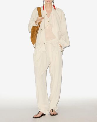 Isabel Marant Pantalon Hectorina - Femme - Écru - Taille 38 - Isabel Marant