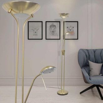 vidaXL Lampadaire &agrave; led &agrave; &eacute;clairage r&eacute;glable 23 w Vidaxl