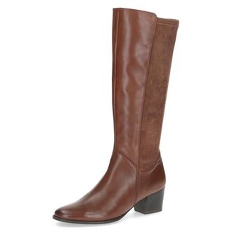 Caprice Femme Damen 9-25504-45 Botte Haute Jusquau Genou, Cognac Comb, 39 EU