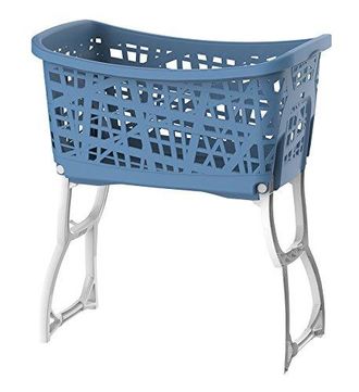 Bama Bama - Stand Up - Panier &agrave; Linge avec Pieds - 60,5 x 40 x 68,5 cm - Couleurs Assorties
