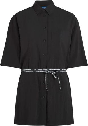 Karl Lagerfeld Femme, Blouses et Chemises, Noir, Taille: 36 FR Blouse d&eacute;contract&eacute;e