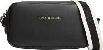 Tommy Hilfiger Damen Th Essential Camera Bag Aw0aw18370 Crossover, Black (Black)